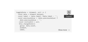 Code snippet – Carbon Design System