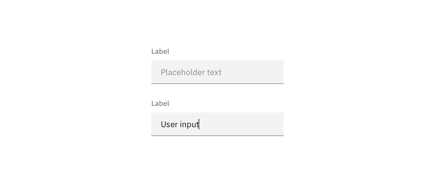 Text input – Carbon Design System