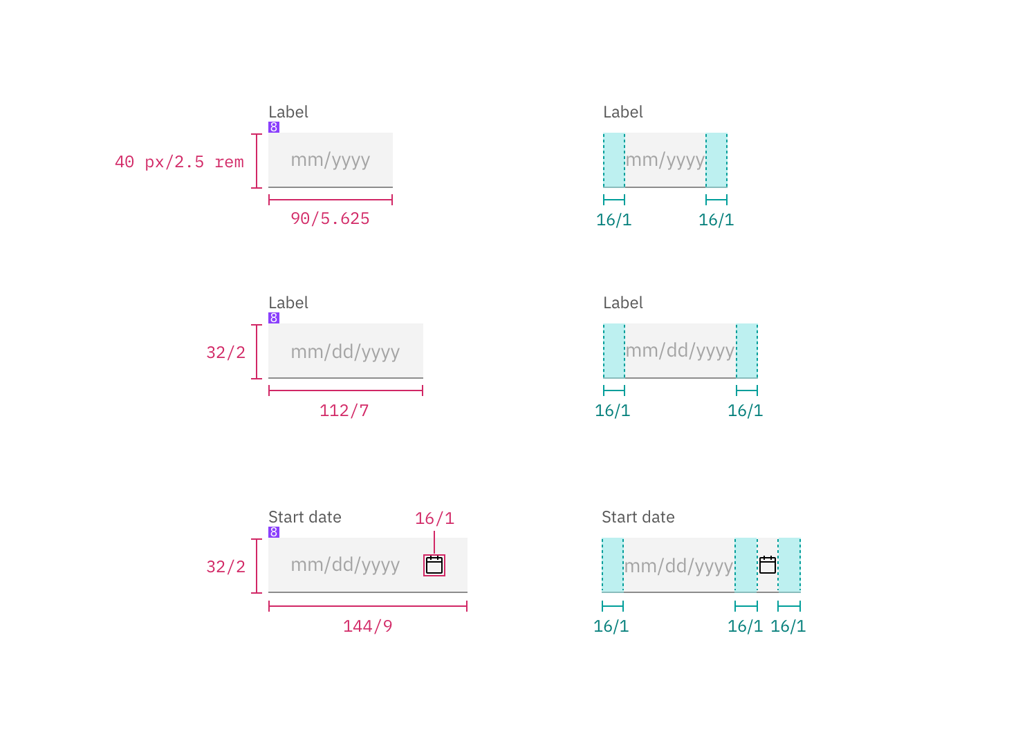 Date picker – Carbon Design System