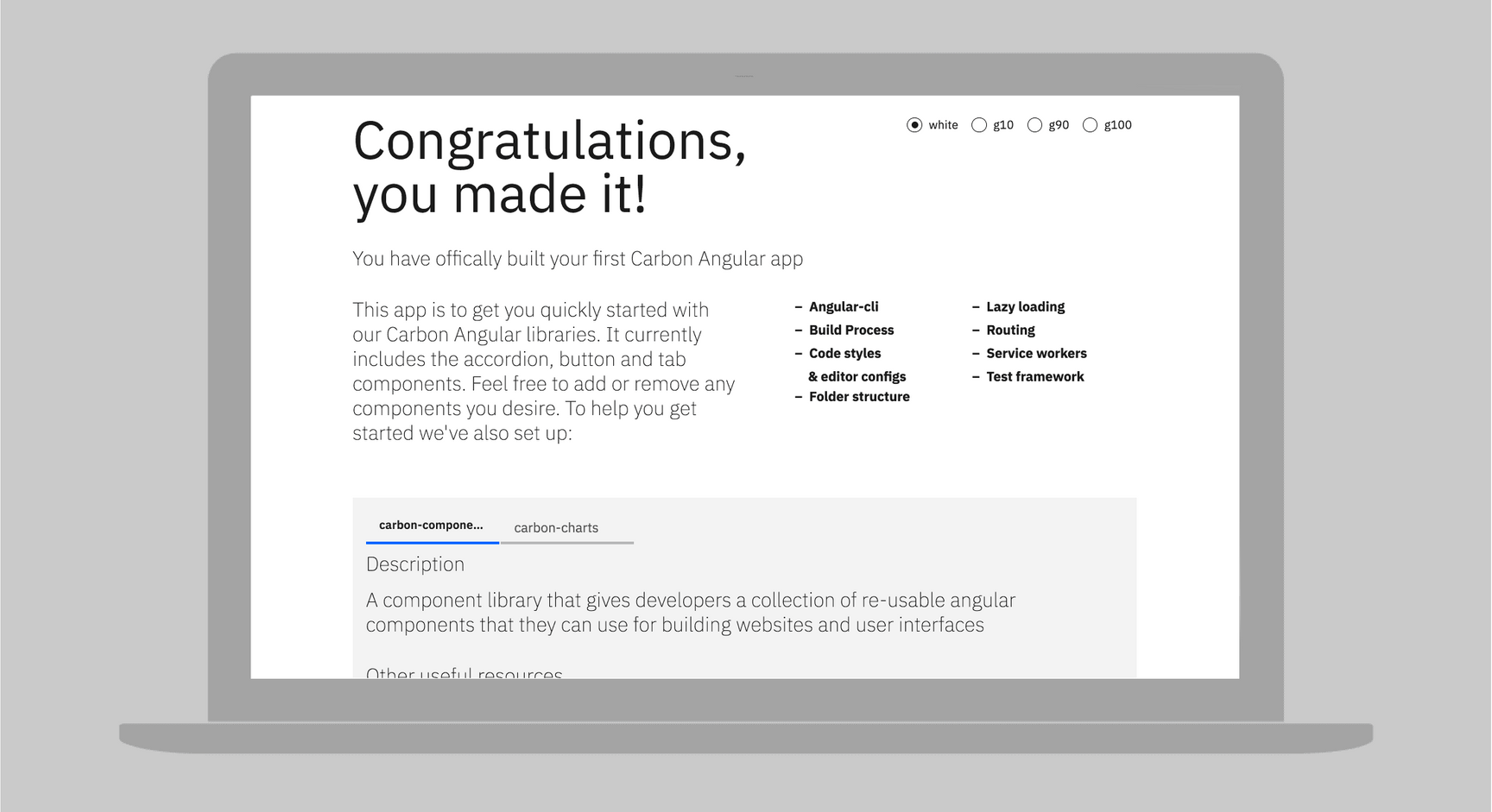 Develop – Carbon Design System