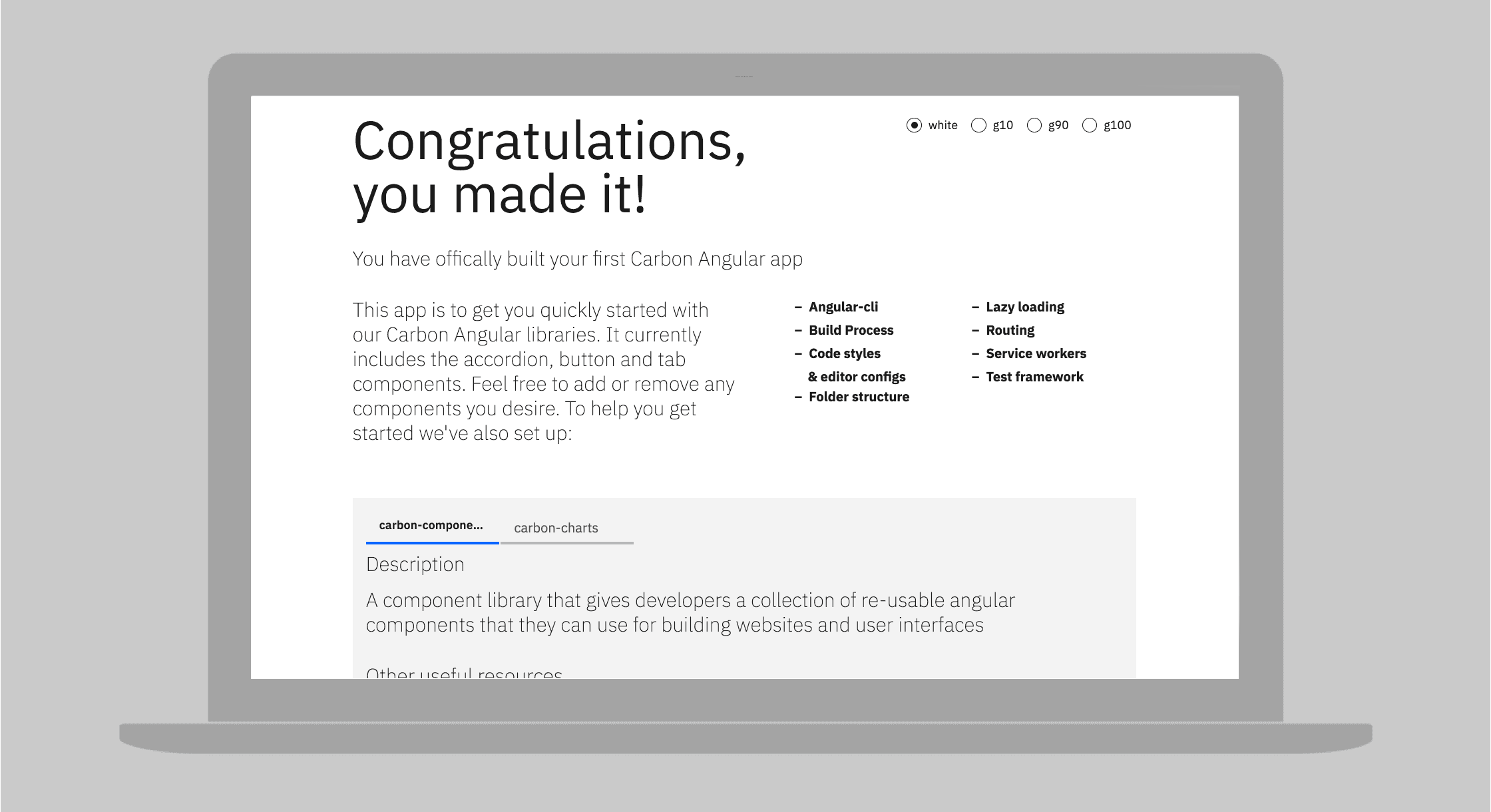 Develop – Carbon Design System