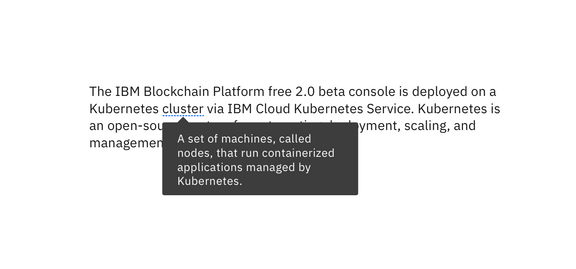 Tooltip – Carbon Design System