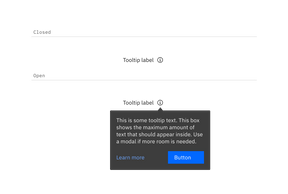 Tooltip – Carbon Design System