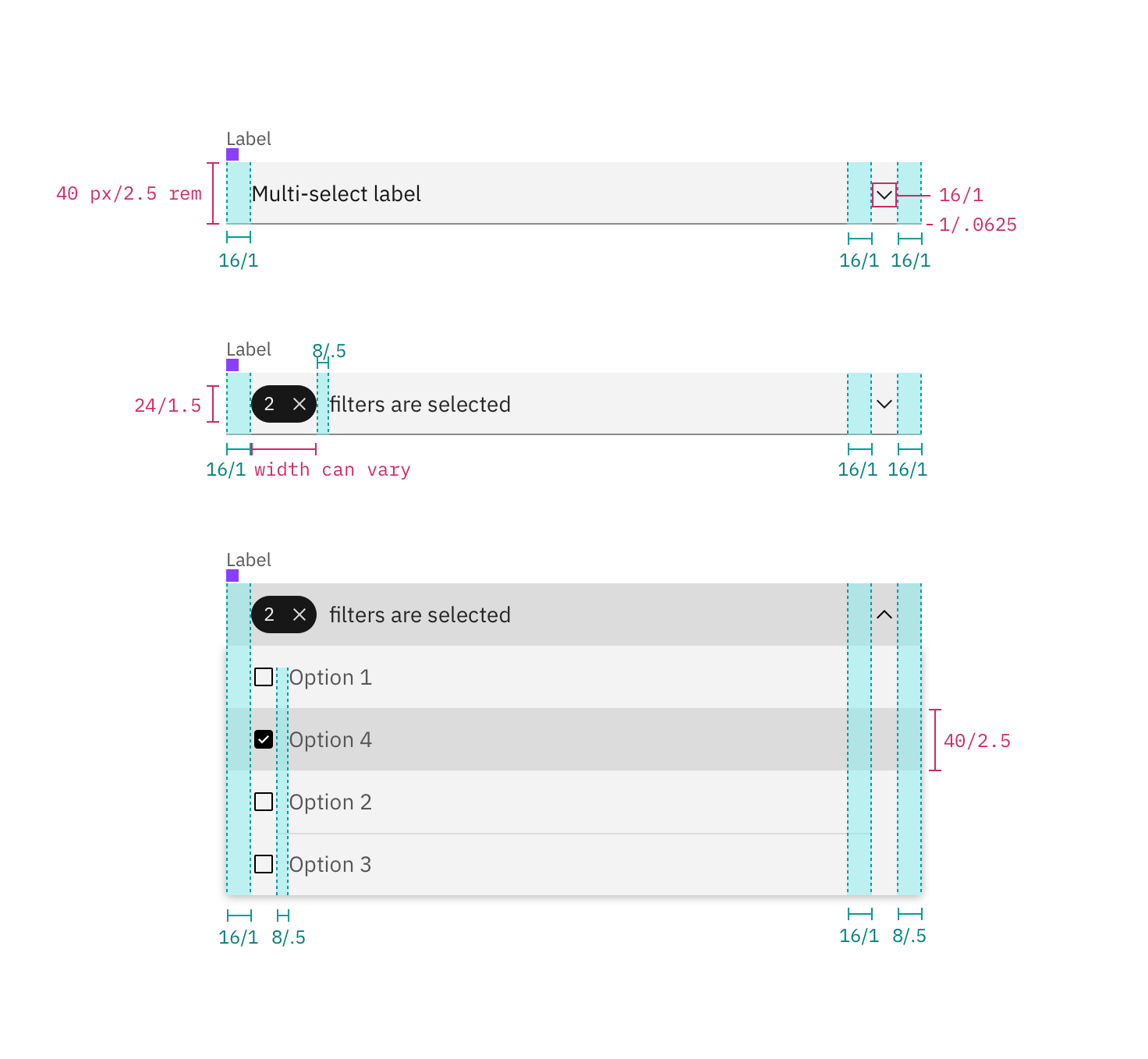 Dropdown – Carbon Design System