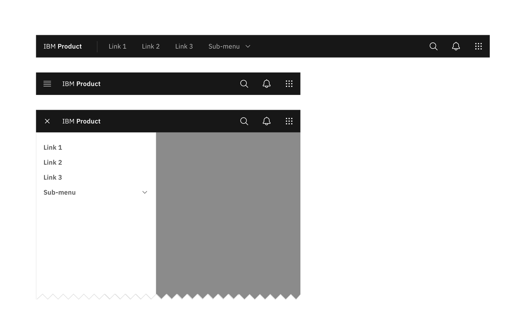 UI shell header – Carbon Design System