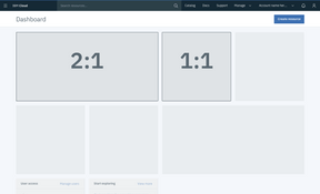 Dashboard widgets – Carbon Design System