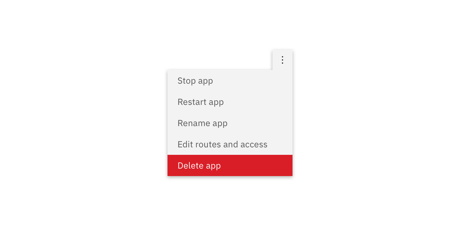 Overflow menu – Carbon Design System