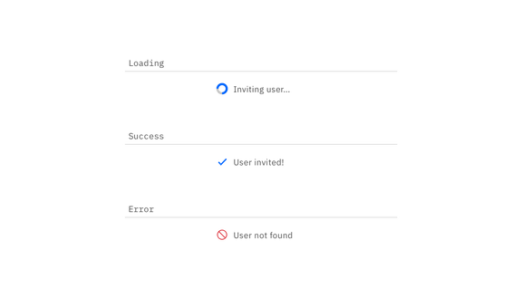 Inline loading – Carbon Design System
